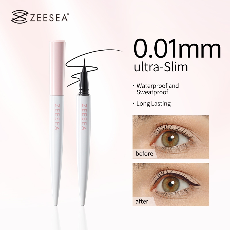 ZEESEA 0.01mm Liquid Eyeliner Waterproof Long Lasting Eye Makeup Quick-Dry Black | Shopee ...