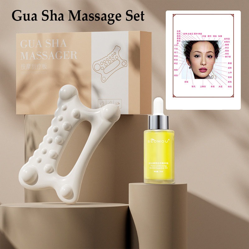 Facial Gua Sha Board Facial Scraping Board Tightening Beauty Device ...