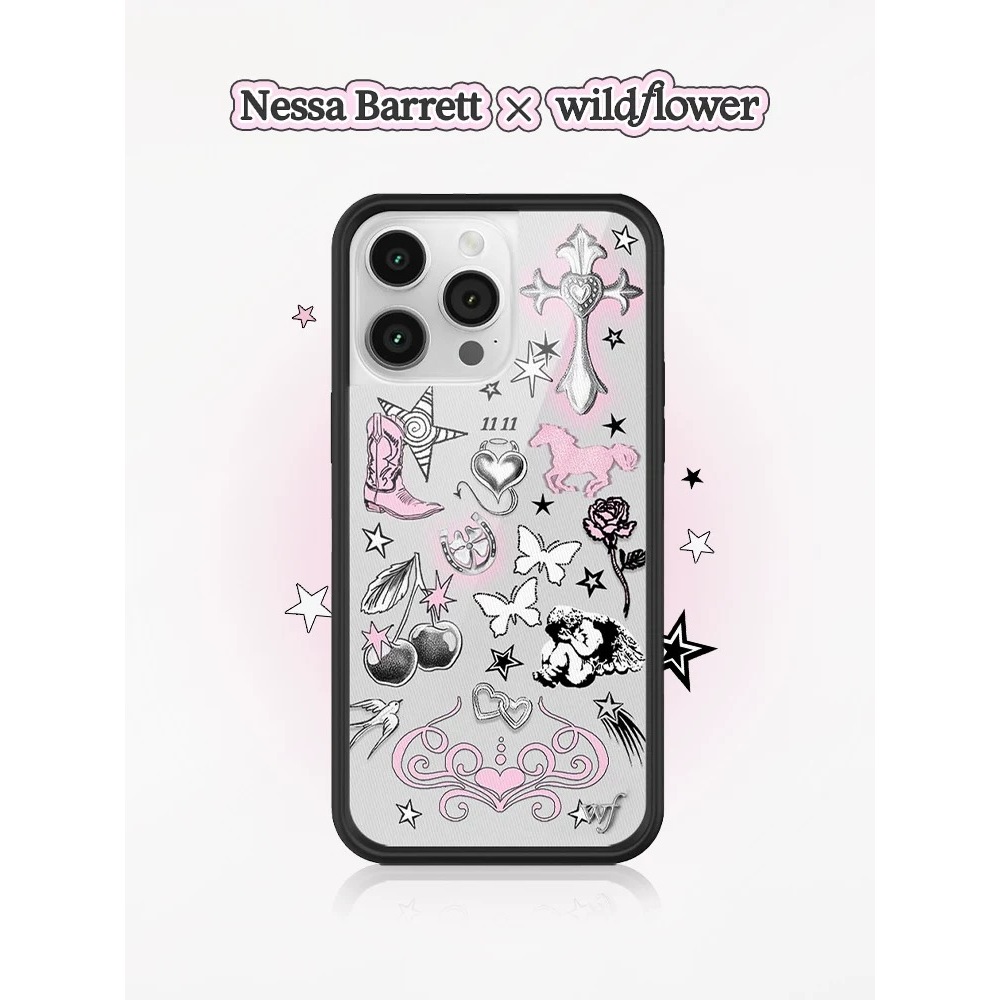 Wildflower X Nessa Barrett WF phone cases for iphone 15 Pro Max 15plus ...