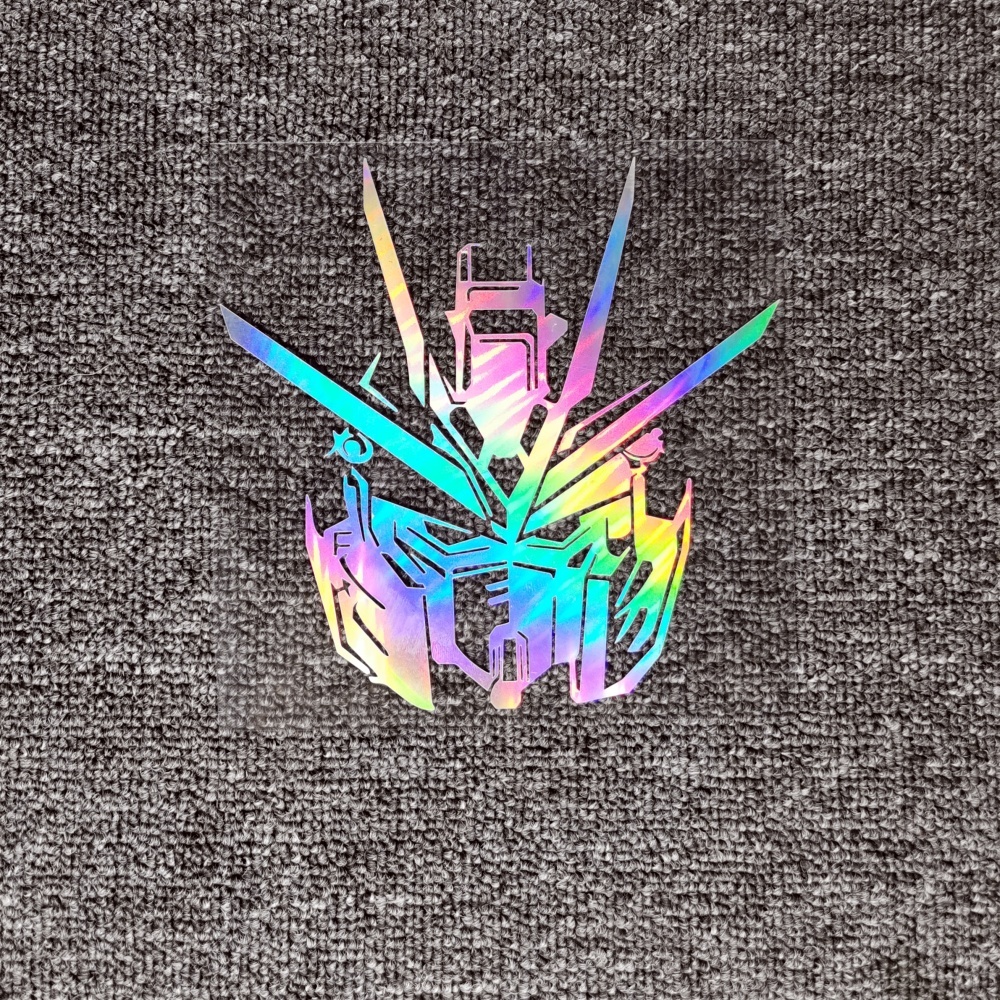 Car Stickers Gundam Mobile Suit 00 Reflective Decoration For Fuel Tank ...