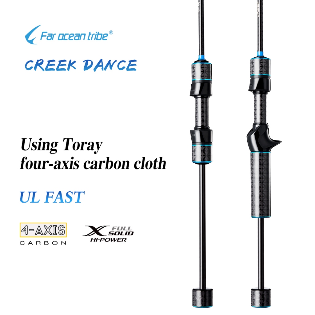 【Far Ocean Tribe】1.53M/1.68M/1.8M 1-7LB light rod ul ultra light ...