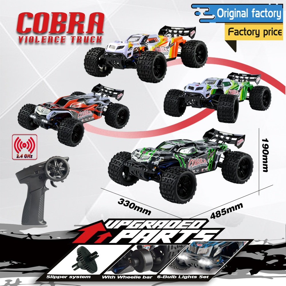 Amazing Fast VRX 1/8 Cobra RH818 Four-wheel Drive RC Car Brushless ...