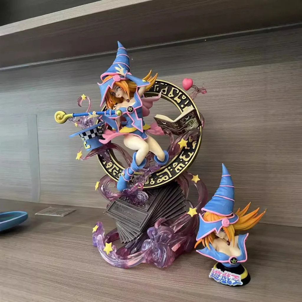 38CM Yu-Gi-Oh! Duel Monsters Dark Magician Girl Kuriboh Bust 2D Girl ...