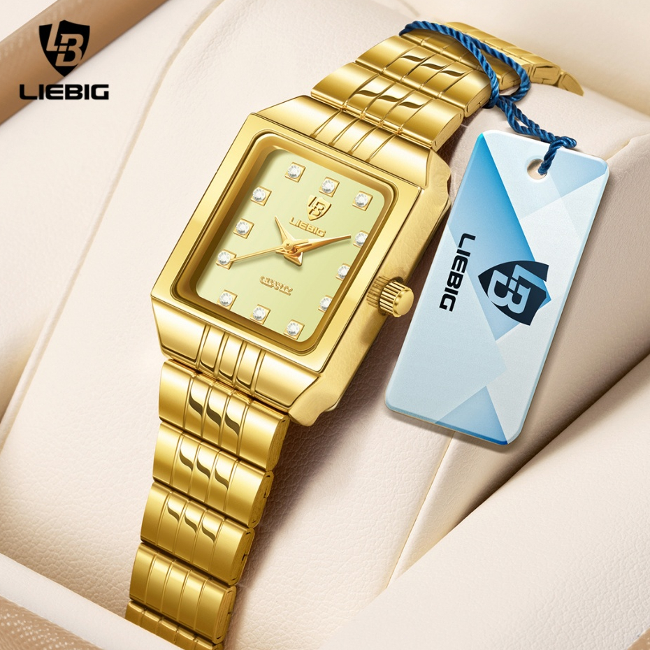 LIEBIG 8808 Couple Watch Luxury Lovers Display Waterproof Quartz ...