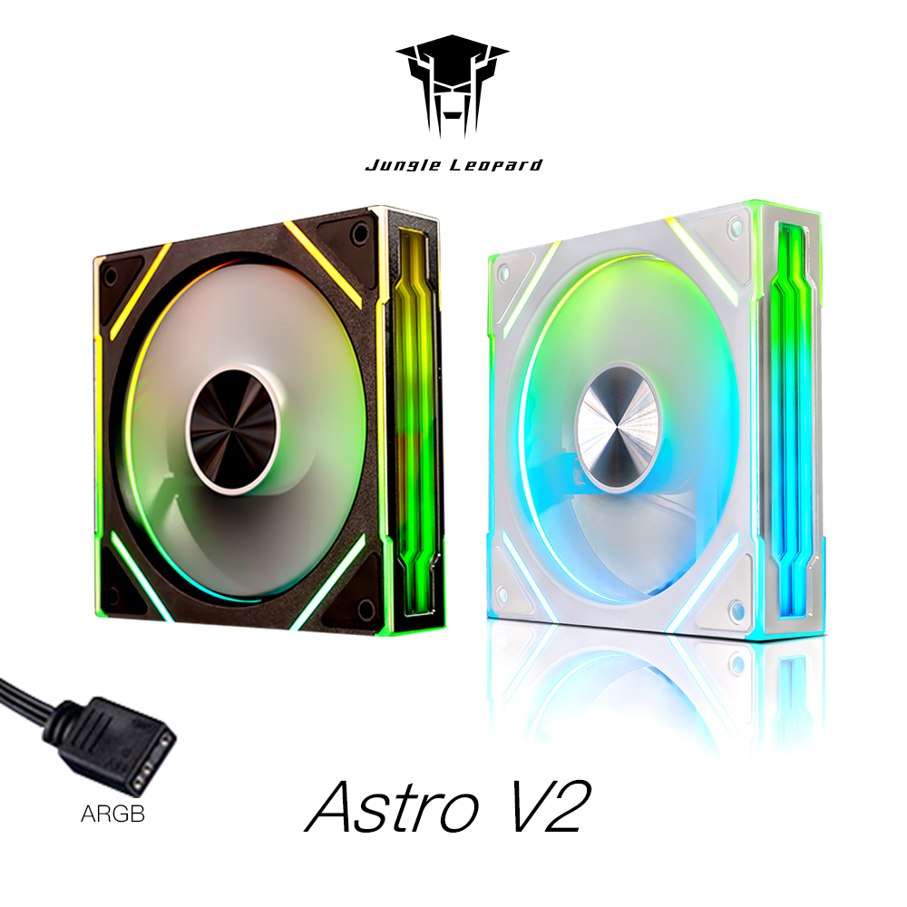 Jungle Leopard Astro V2 ARGB CPU Fan 120mm Infinity Mirror 5V 3PIN ...