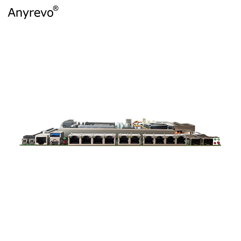 1U Rackmount 8 Cores Firewall Router Intel Core i7 9700 octa Core with ...