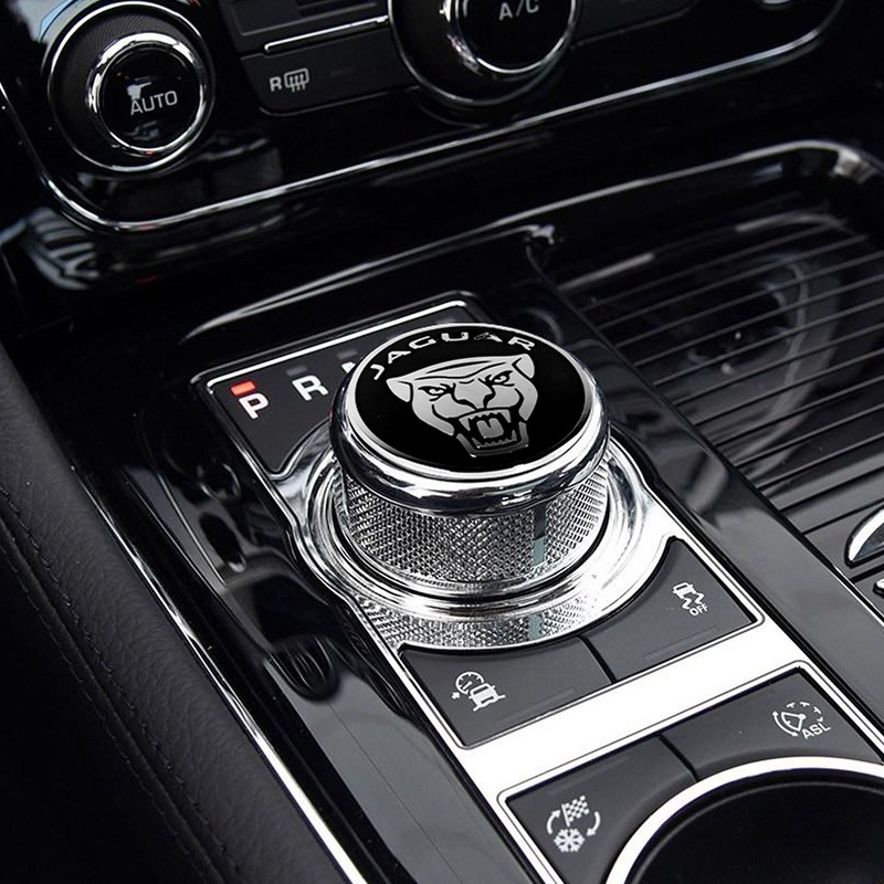 4cm Gear shift knob logo for Jaguar XF XE XJ F PACE Central control gear knob cover sticker Button badge Leopard head emblem Shopee Philippines