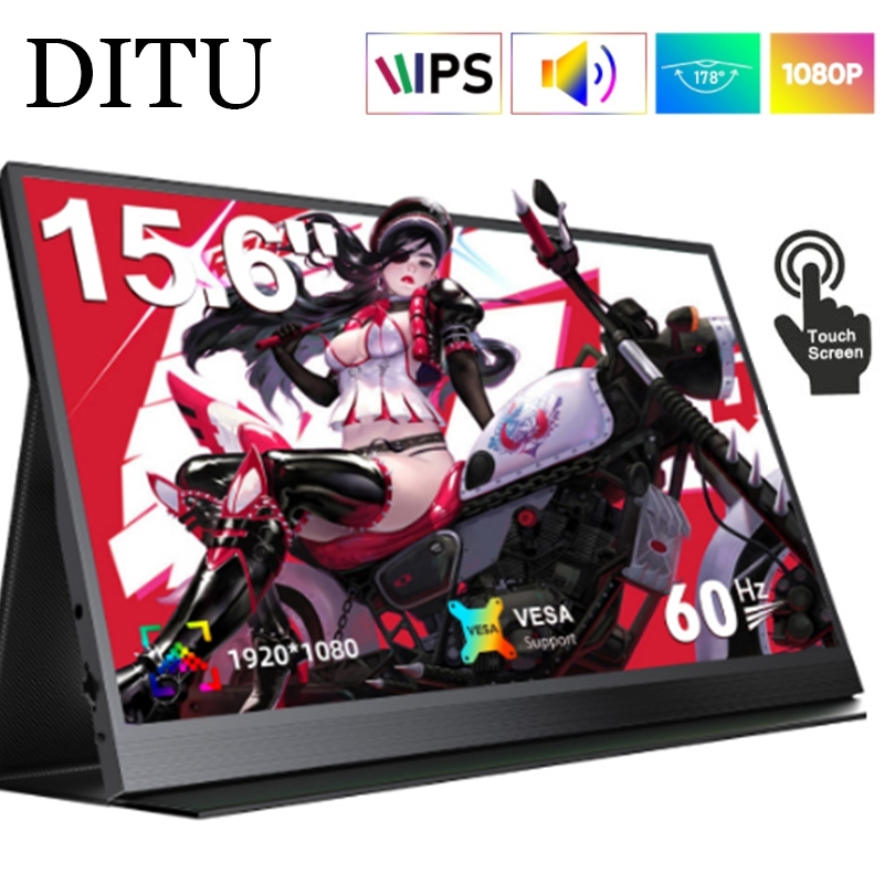 DITU 15.6Inch Portable Monitor/1920*1080p/Gaming Monitor for Switch ...