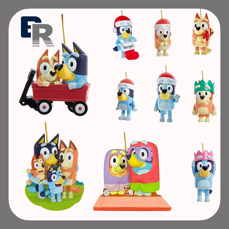 New Holiday Decoration Cartoon Cute Bluey Bingo Acrylic Series 2d ...