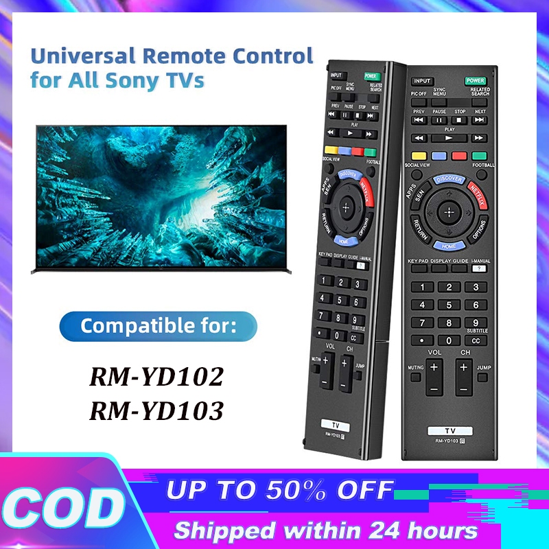 Universal Remote control Suitable for Sony LED / LCD TV Smart Television Home Appliances Control ...
