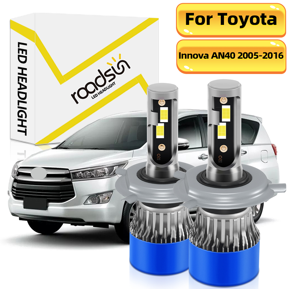 【For Toyota】Innova AN40 2005-2016 LED Car Headlight Bulbs Hi-Lo Beam ...