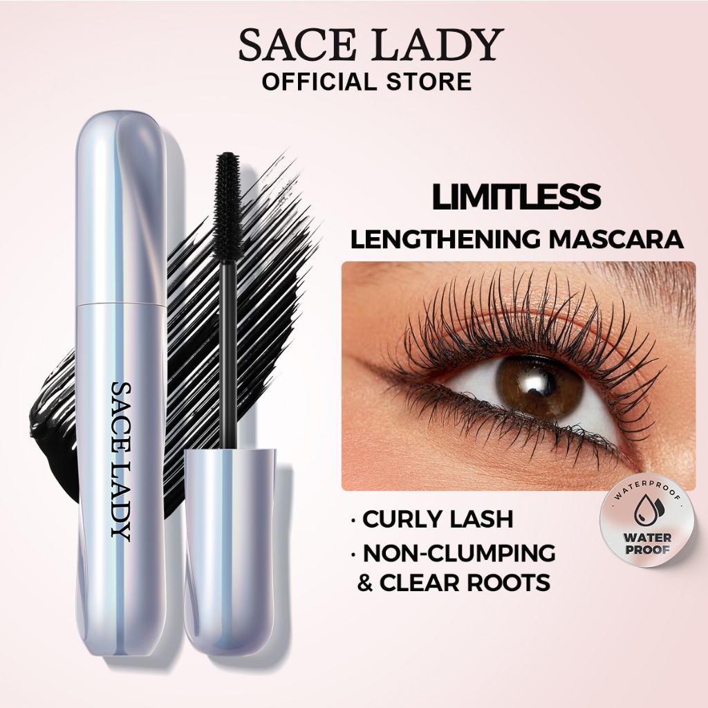 SACE LADY Waterproof Lengthening Mascara Long Lasting Curl 24H ...