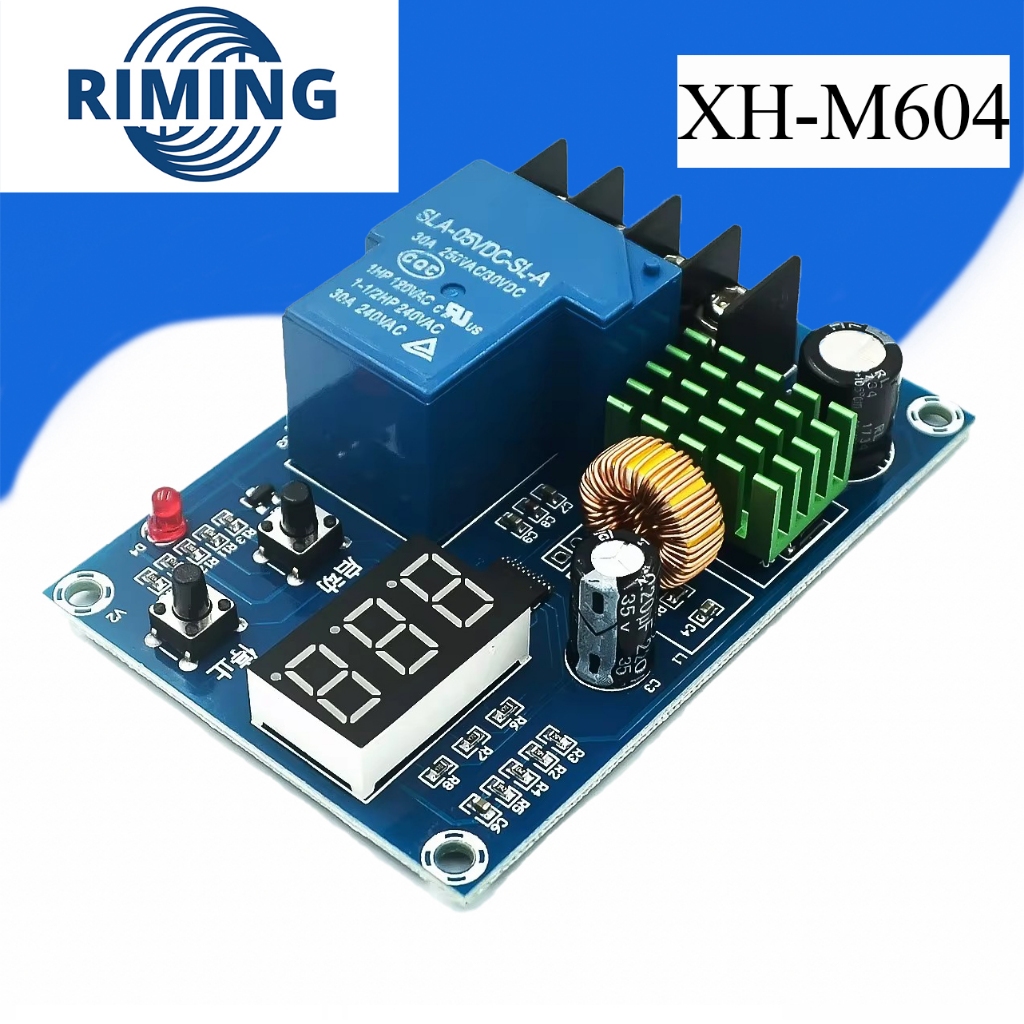 XH-M604 Battery Charger Control Module DC 6-60V Storage Lithium Battery Charging Control Switch ...