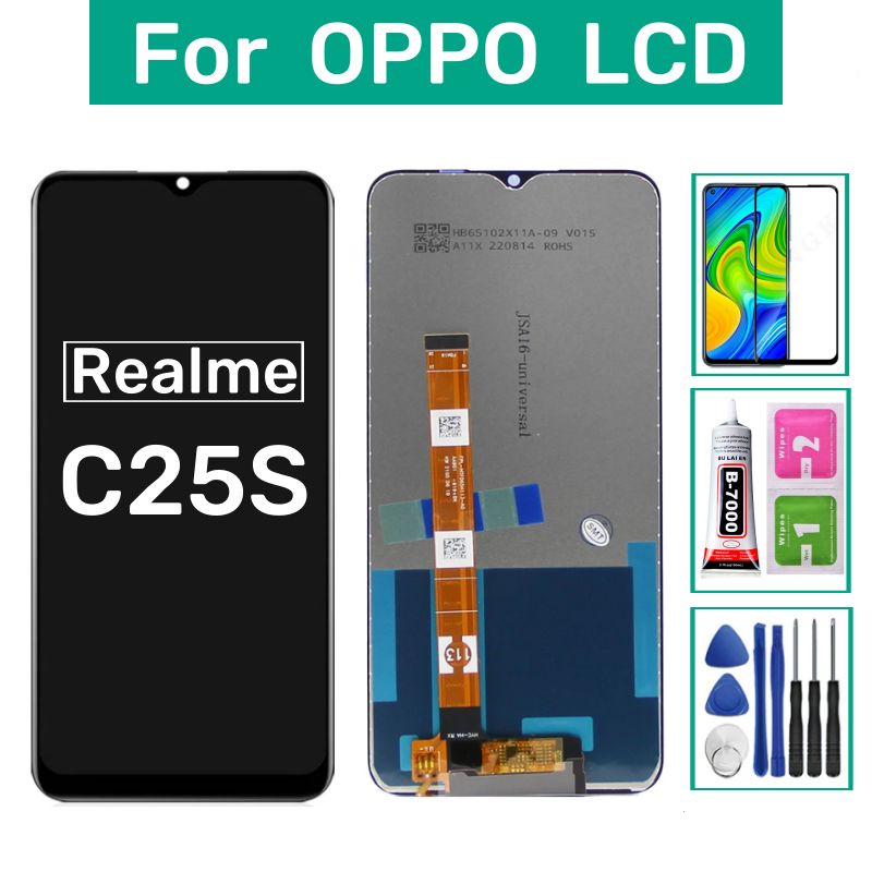 For Realme C25S Lcd Original Display Touch Screen assembly replacement | Shopee Philippines