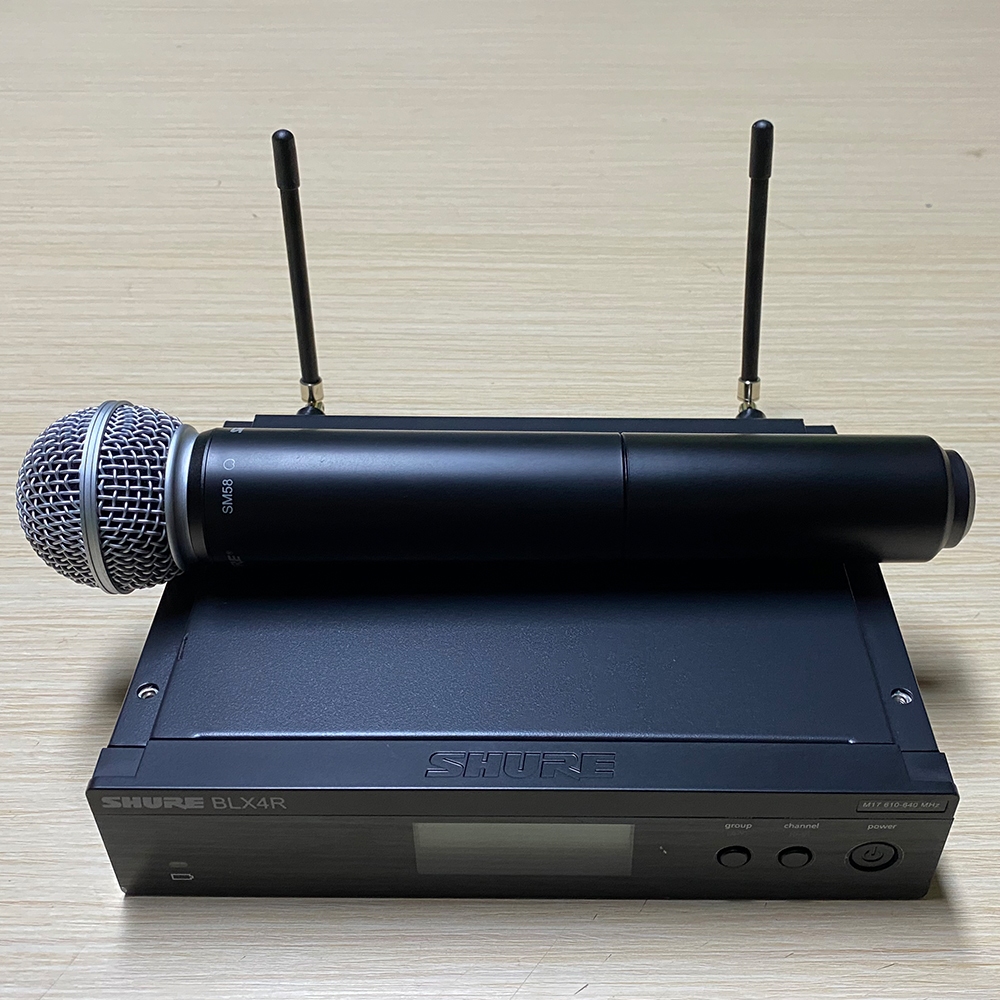 Shure BLX24R BLX4R wireless microphone SM58 Handheld microphone For Stage performance Church ...