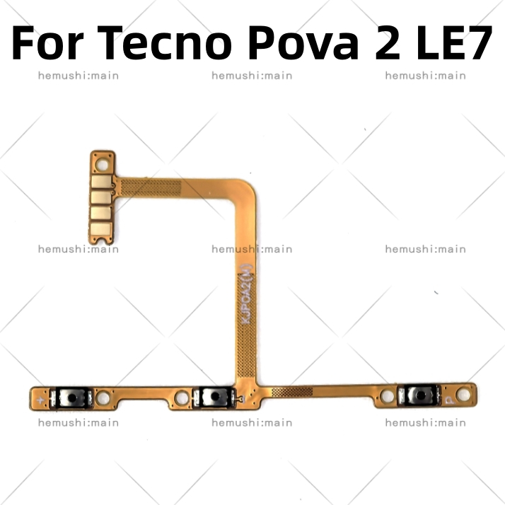 Switch Power ON OFF Key Mute Volume Button Ribbon Flex Cable For Tecno ...