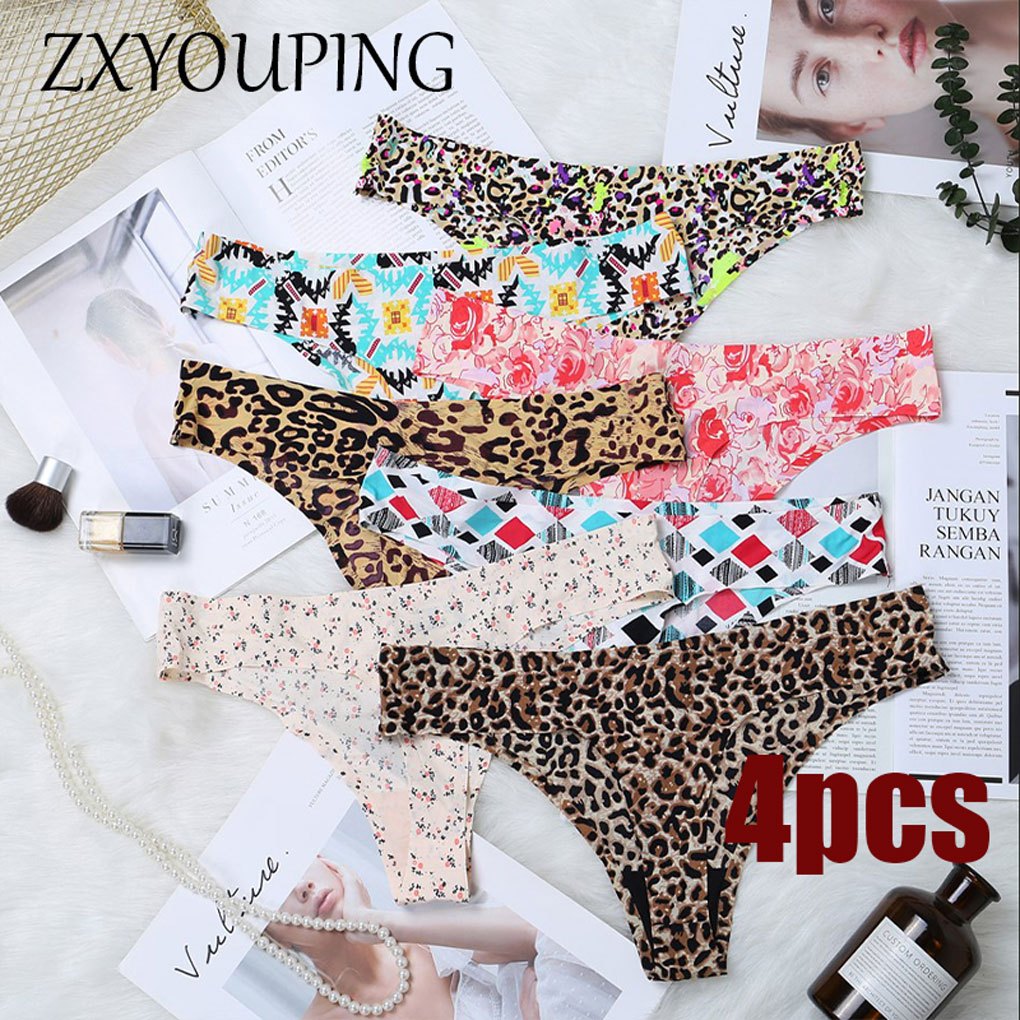 ZXYOUPING 1/4pcs Tibak Panti for Woman Ice Silk Seamless Wholesale ...