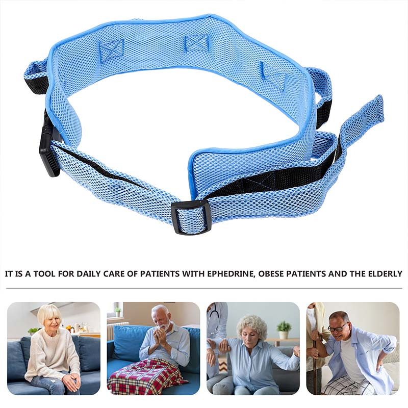 Posey Gait Belt Elderly Lifting Walk Learning Seat Secure Transfer Gate ...