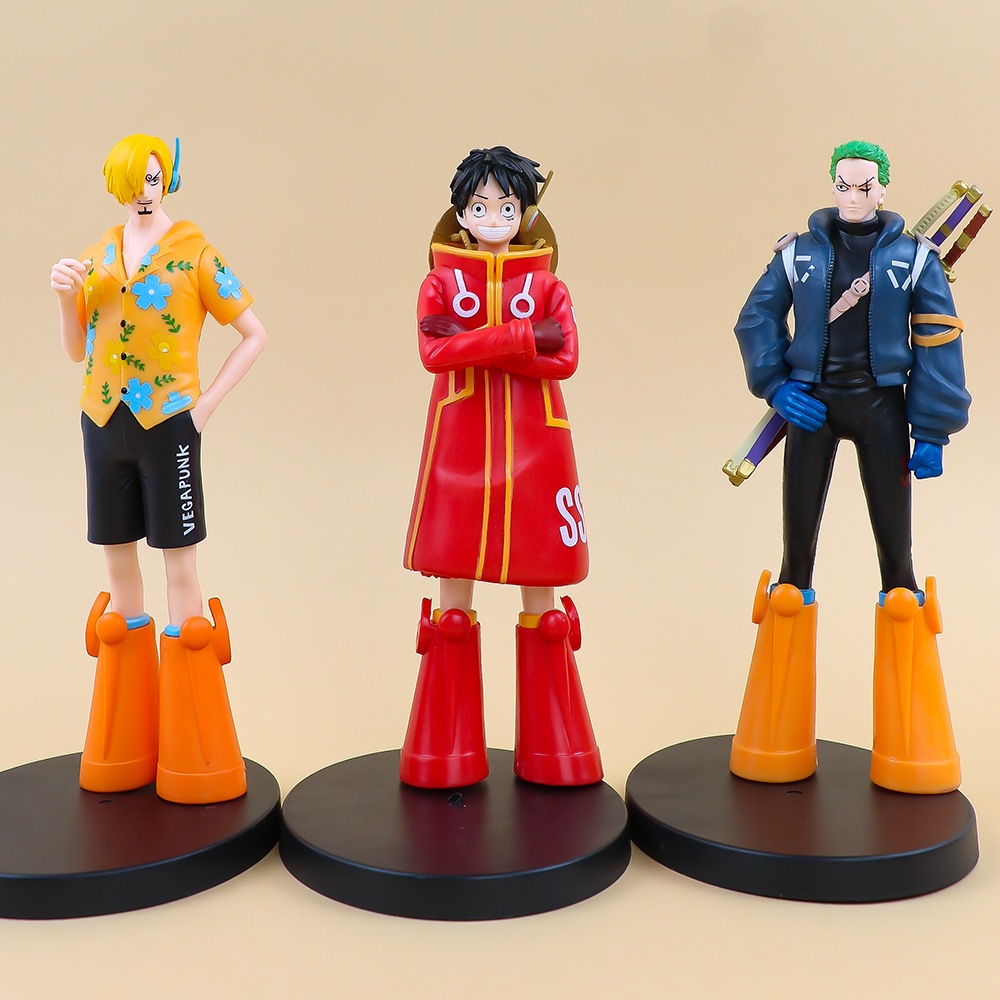 Decor One Piece Egghead Zoro Action Figure Toys Egg Head Nami Bonney ...