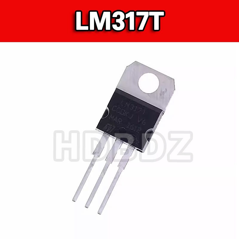 20PCS LM317T LM317 T0-220 Adjustable Three-End Voltage Regulator Tube ...
