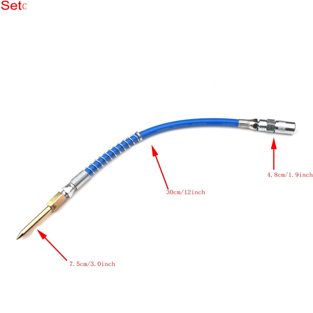 Needle Nose Grease Gun Head Heavy-Duty Grease Gun Coupler Kit Hige ...