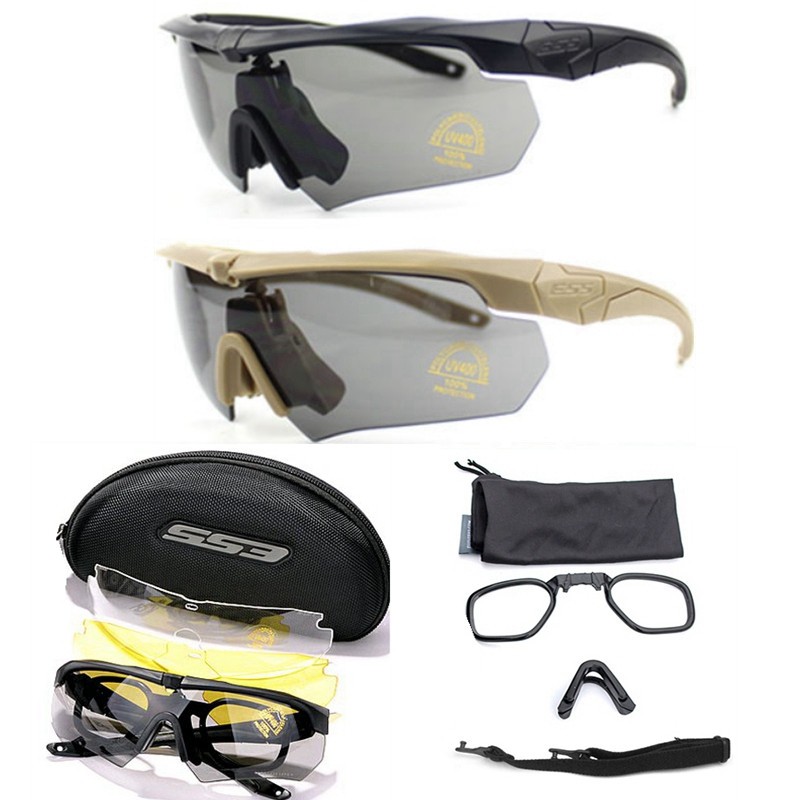 ESS Tactical sunglasses UV protection military glass | Shopee Philippines