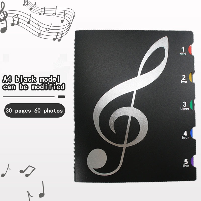 The piano score folder can modify the A4 score folder into a score book ...