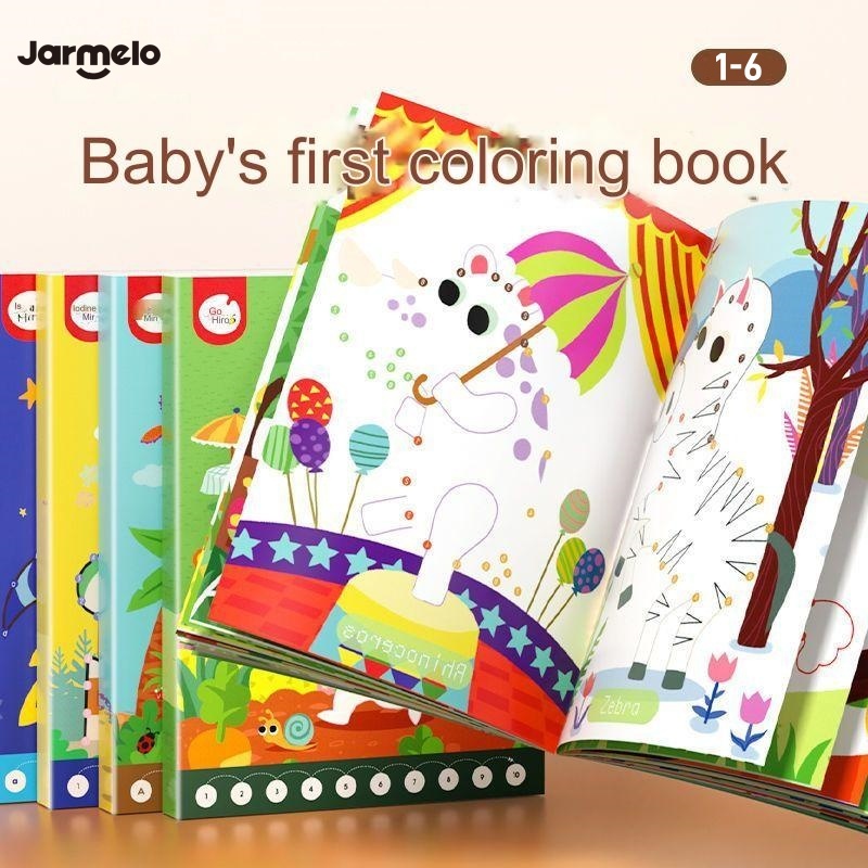 Jar Melo Step by Step Drawing Book Children Colouring Book - 2-3 Years ...