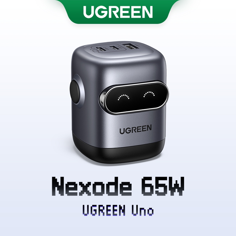 UGREEN Uno 65W RbotGaN Fast Charger GaN2 Fast Charger RG Fast USB C Power Adapter for iPhone 15 ...