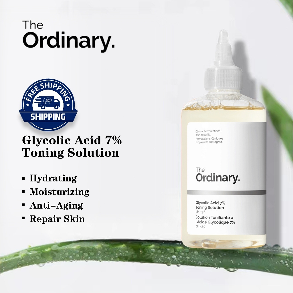 The Ordinary Glycolic Acid 7% Toner Solution Acne Pimple Dark Spot ...
