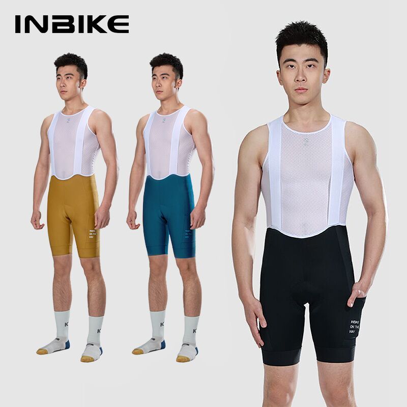 INBIKE 2024 Cycling Bib Shorts Man Professional MTB Bicycle Riding Shorts Pants for Men Road ...