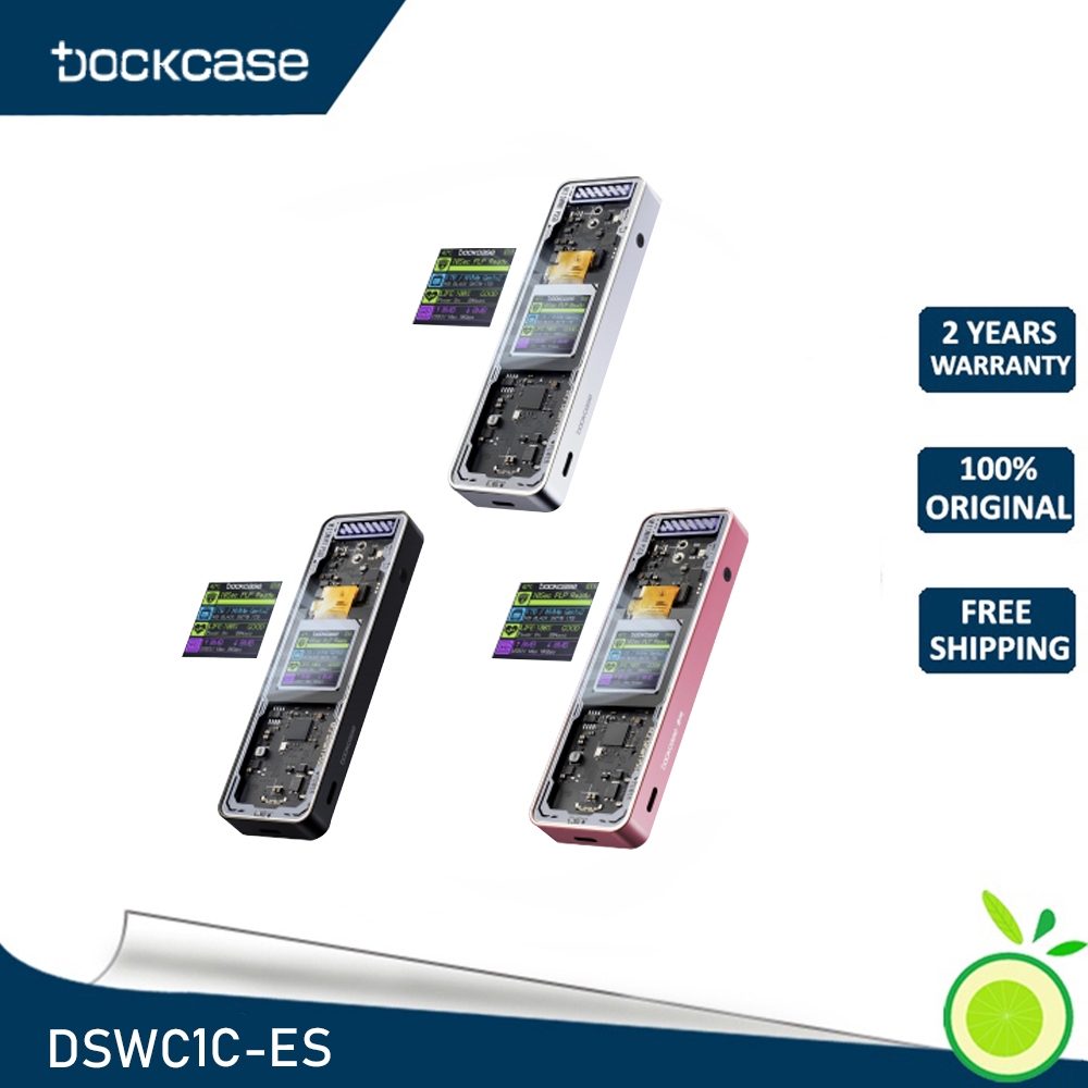 Dockcase DSWC1C-ES m2 ssd box SSD Mobile m.2 laptop nvme external box ...