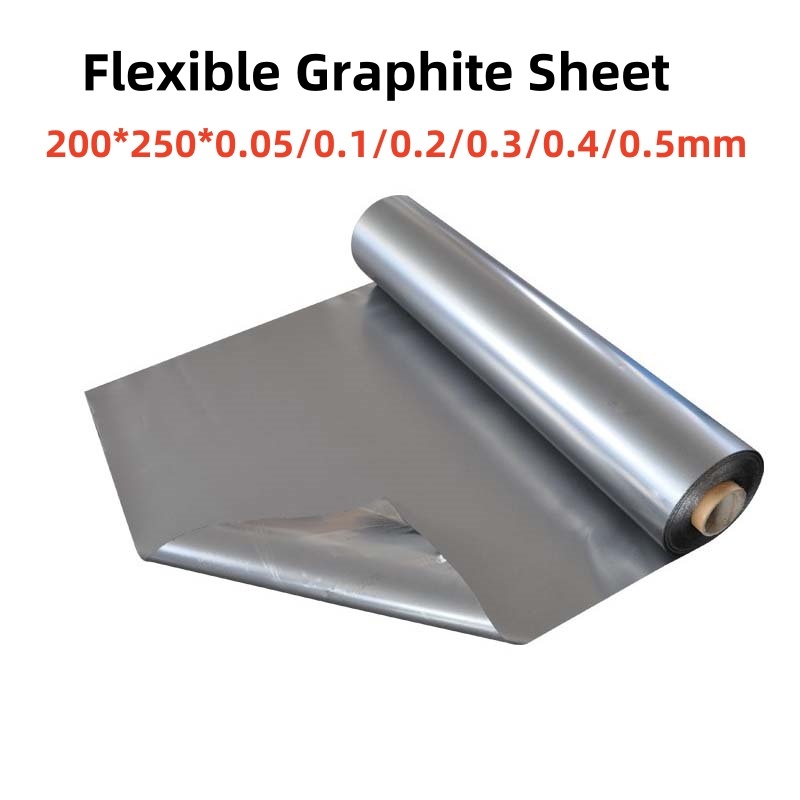Thickness 0.05-5mm Flexible Graphite Sheet Foil Graphite Film ...