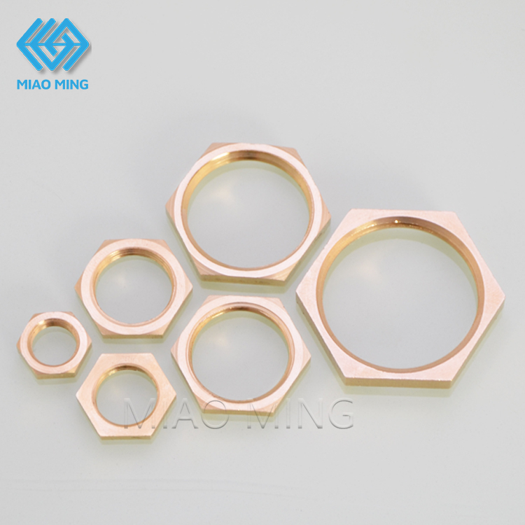 1/8" 1/4" 3/8" 1/2" Brass Hex Head Nuts Pipe Fittings BSP Thread ...