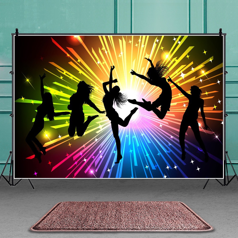 5x3ft Disco Party Theme Photography Backdrop for Birthday Anniversary ...