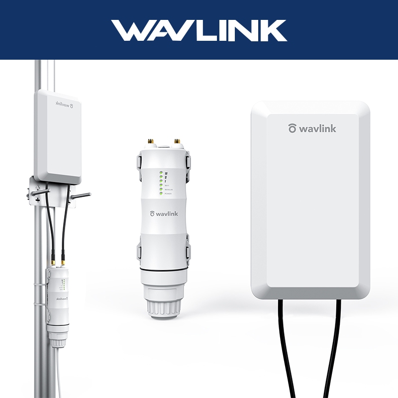 WAVLINK 300Mbps Outdoor Access Point 2.4GHz Wifi Long Range Extender ...