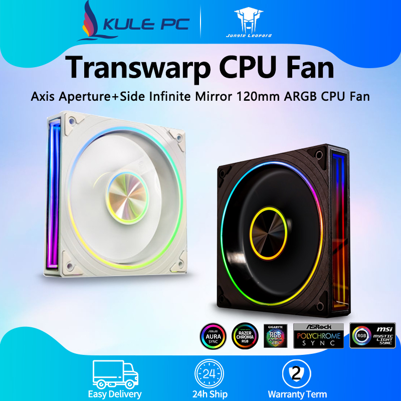 Jungle Leopard Transwarp CPU Fan ARGB 120mm 5V 3PIN Ring Aperture ARGB Infinity Mirror Lighting ...