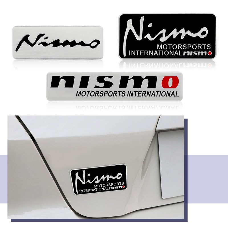 3D Aluminium Car Sticker Auto Badge Rear Trunk Emblem Decal For Nissan ...
