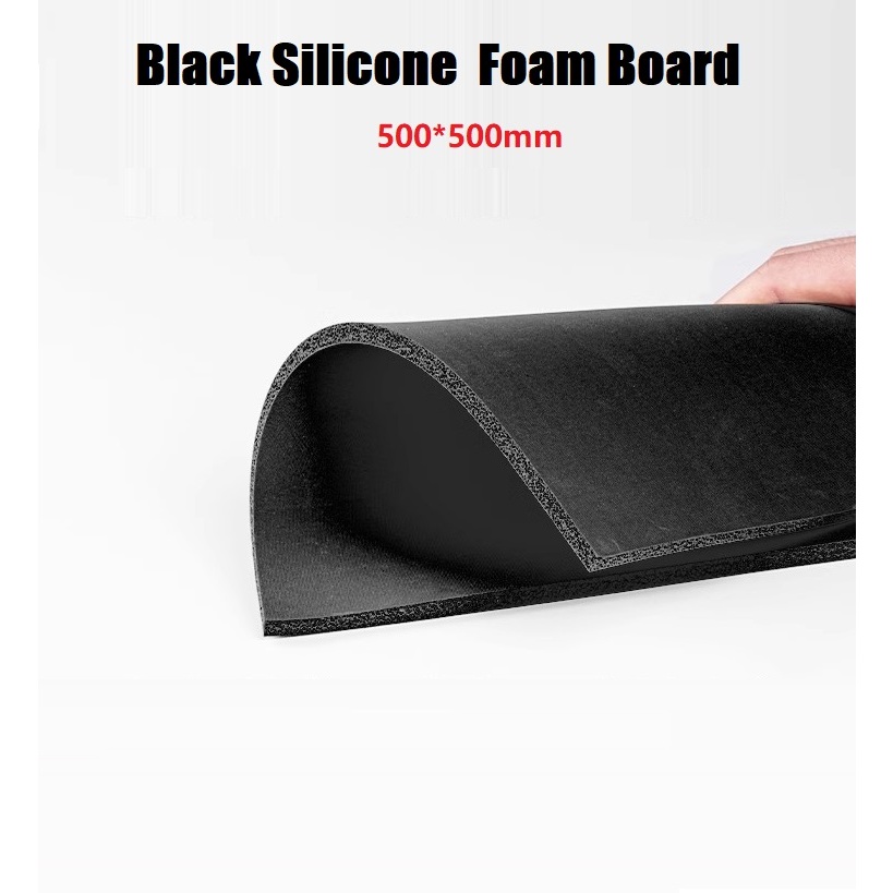 Black Silicone Soft Sponge Foam Board Pad Pressing Mat Laminating ...