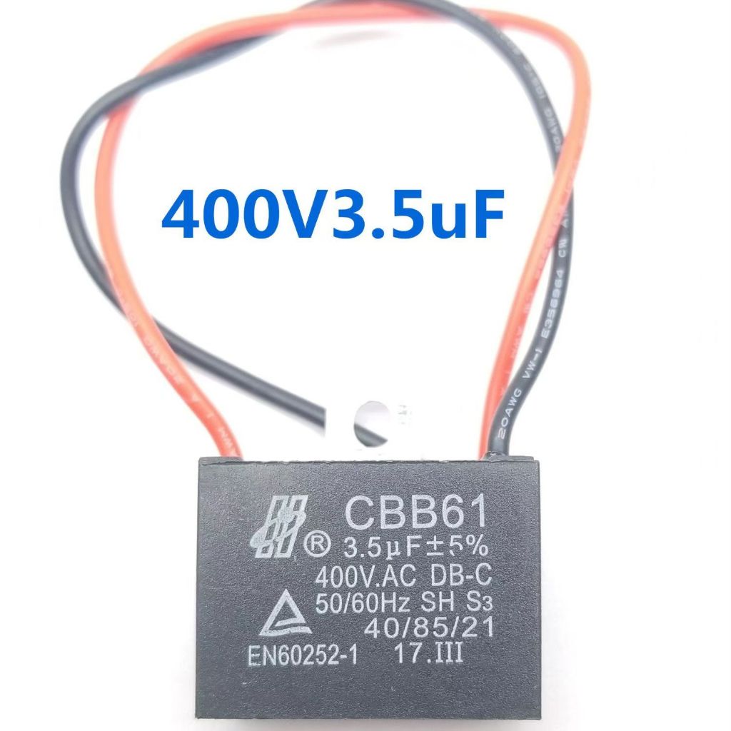 076 Number Shipment 2 CBB61 Fan Starter Capacitor 400V3.5 uf Ceiling ...