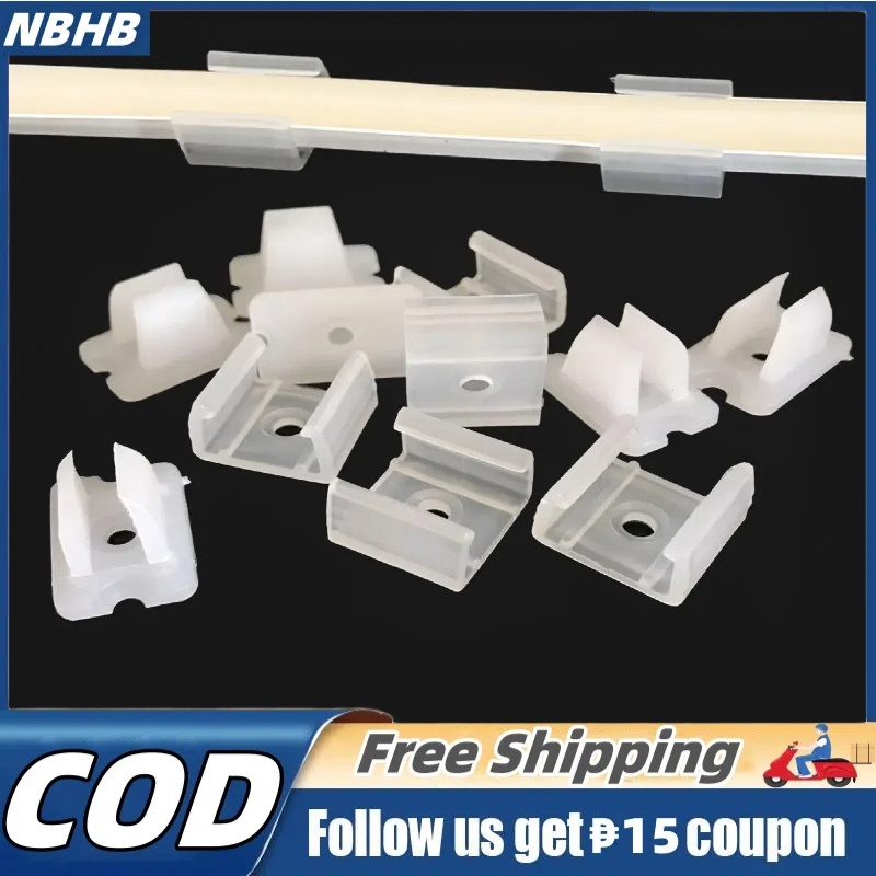10pcs 6mm 8mm 12mm LED Strip Fix Clips Holder Connector Accessories For ...