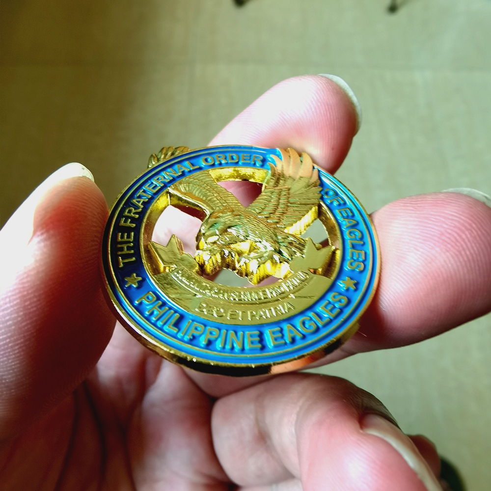 High viscosity the fraternal order of eagles Blue Gold Stickers TFOE ...