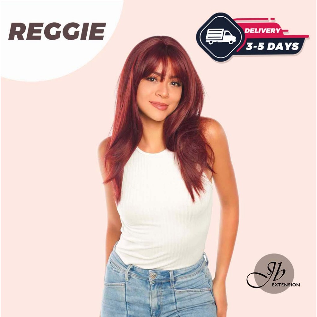 JBSELECT4YOU 52cm Wig Female Hair Red Fashion Wig With Bangs REGGIE ...