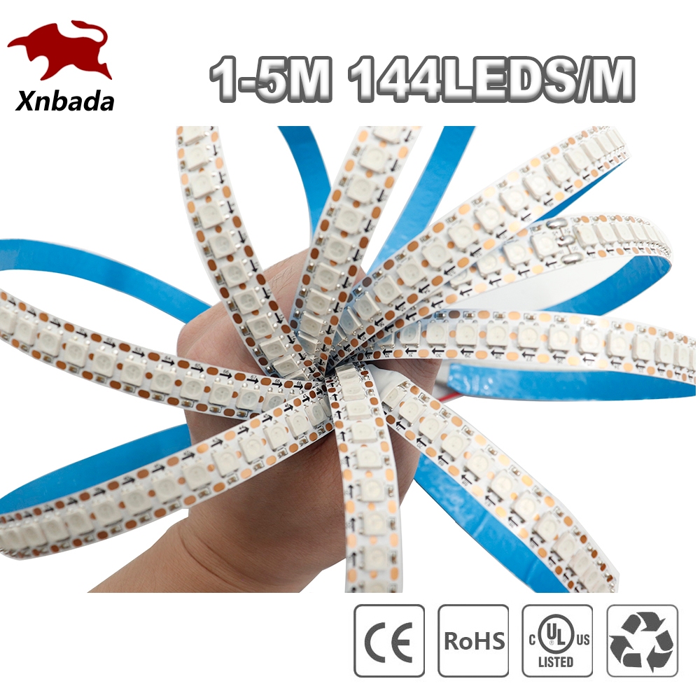 WS2812B SMD 5050 RGBIC LED Strip Light 144Led/m Pixels Addressable ...