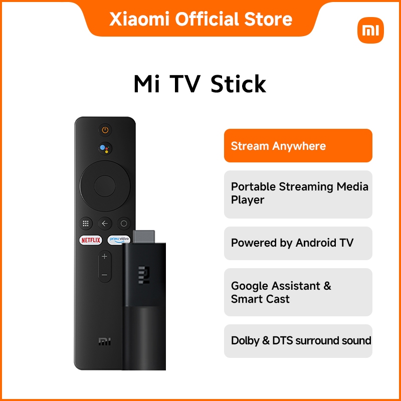Xiaomi Mi TV Stick| Android TV|Google Play|Google Cast| Dolby |DTS ...