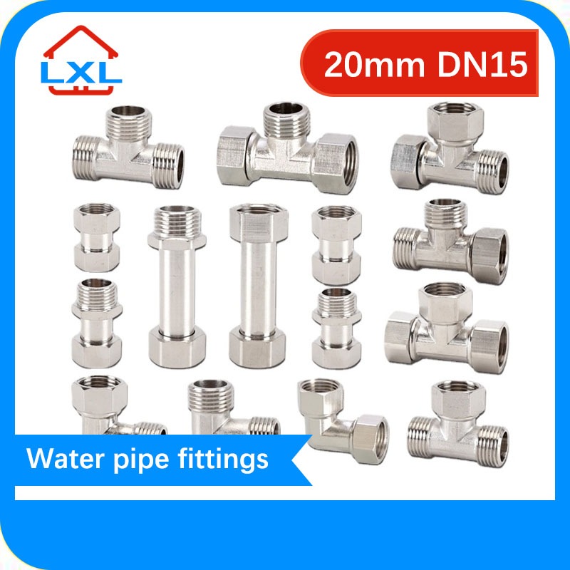 【XL】Inner and outer wire union thickened copper union tee elbow direct ...