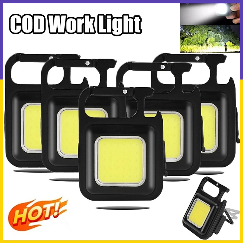 【Fast Ship】Miltifunction Mini Pocket COB LED Light Work Flashlight ...