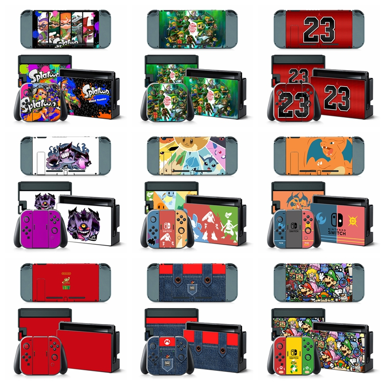 29 Colors Skin Sticker Compatible with Nintendo Switch Vinyl Decal Full ...