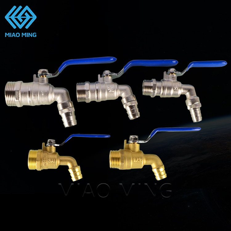 1/2" Italy Brass Ball Tap Washing Machine Tap Bathroom Garden Tap Wall ...