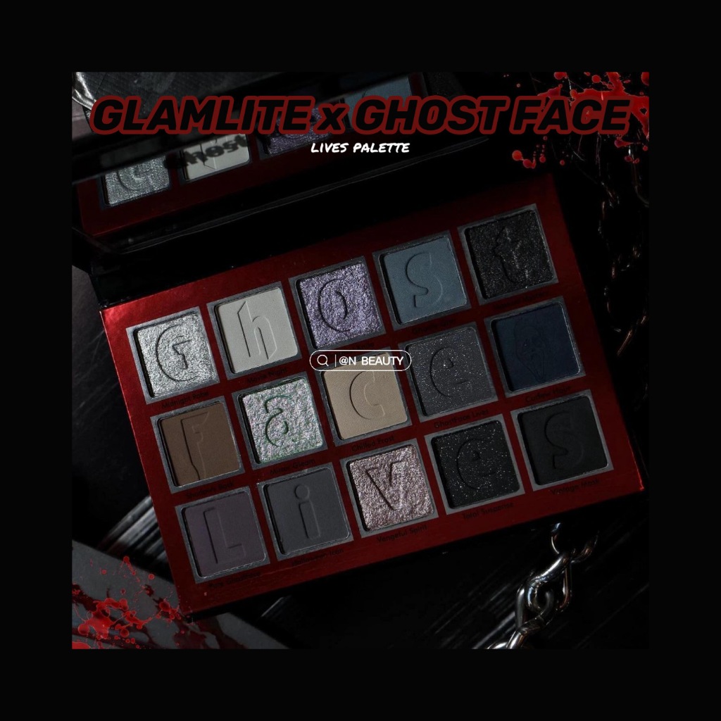 GLAMLITE x GHOST FACE Lives Palette | Shopee Philippines